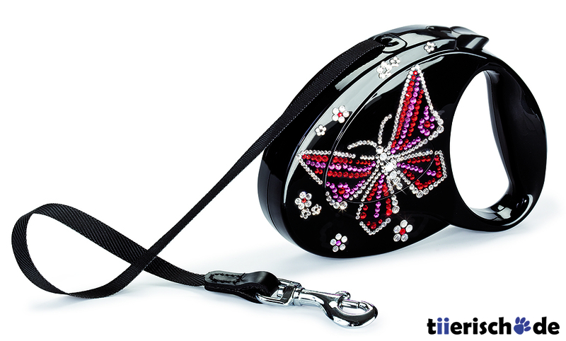 Flexi Glam Butterfly Luxus Leine | flexi | tiierisch.de